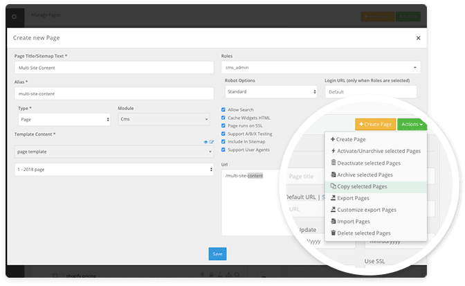 Content Management System from Indition